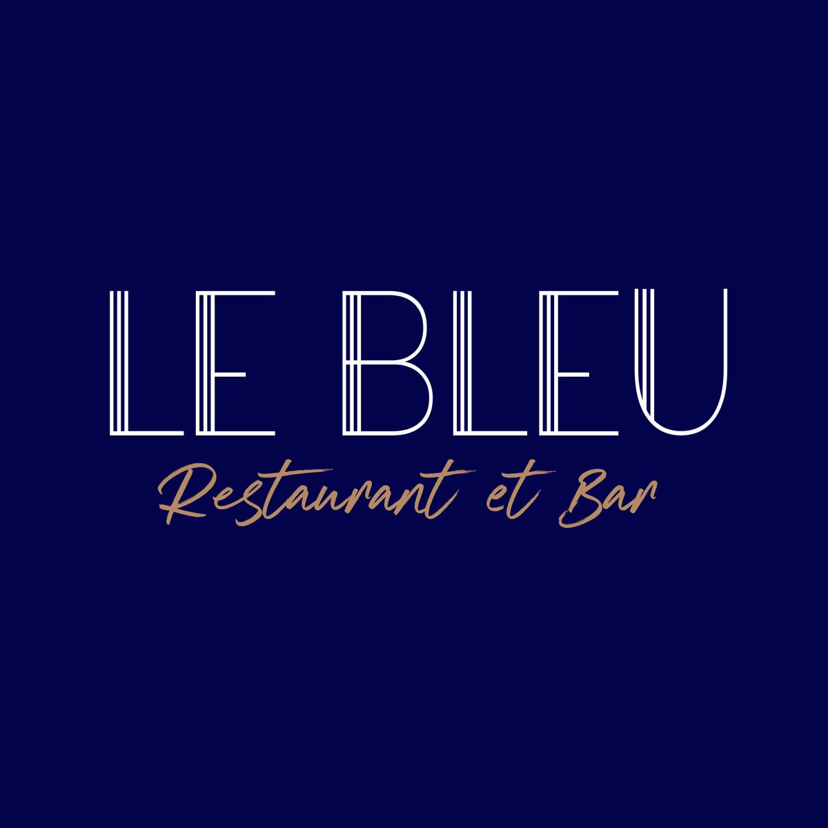 Le Bleu - Bistro - Menukaart