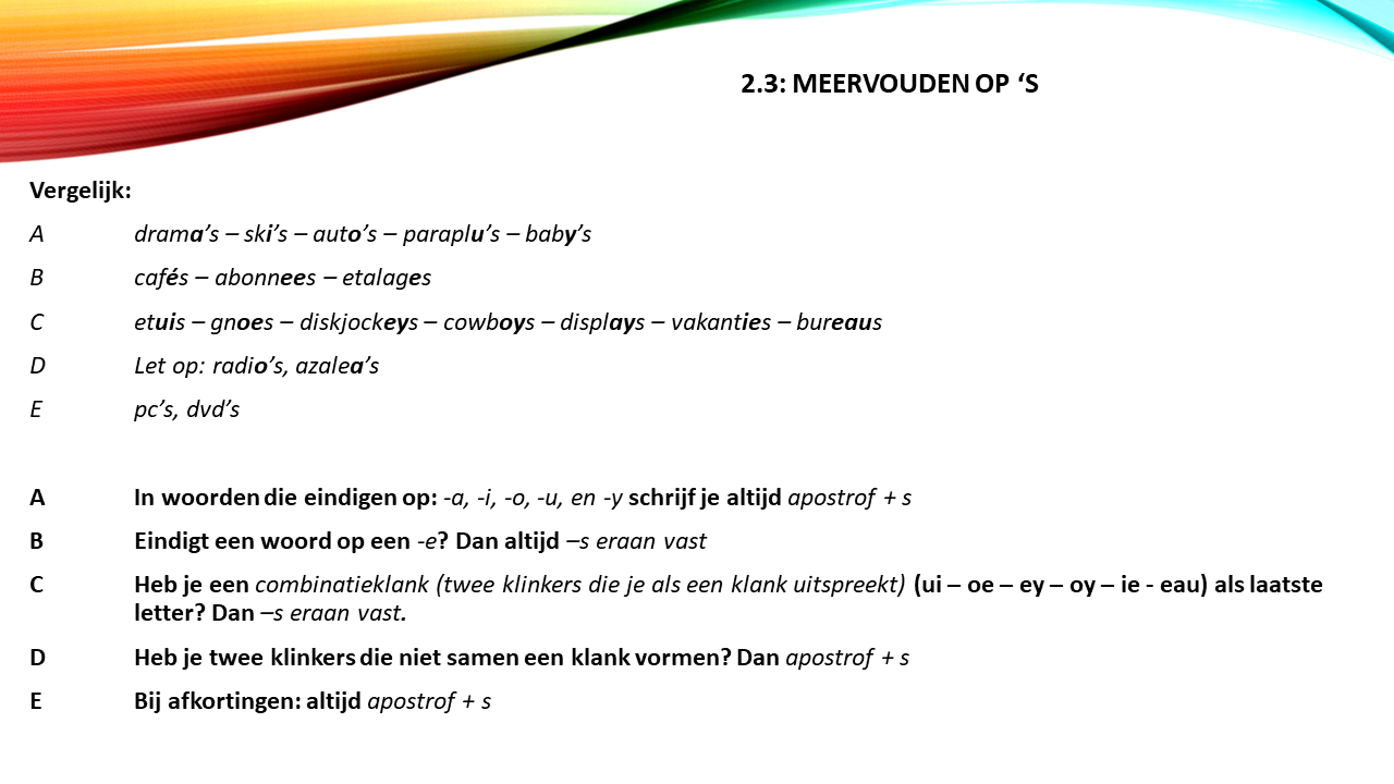 meervouden dia 2 / Powerpoint Spelling Kern B meervouden en -e/-en ...