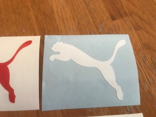 PUMA STICKER AUTOCOLLANT VINYLE LOGO PUBLICITAIRE - 7.5 CM PAR 6 CM ...