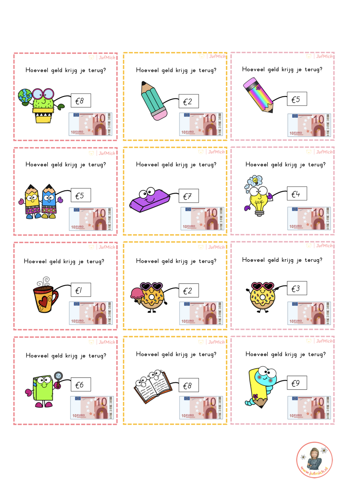 geld / Rekenen groep 3 / Rekenen | Jufmich