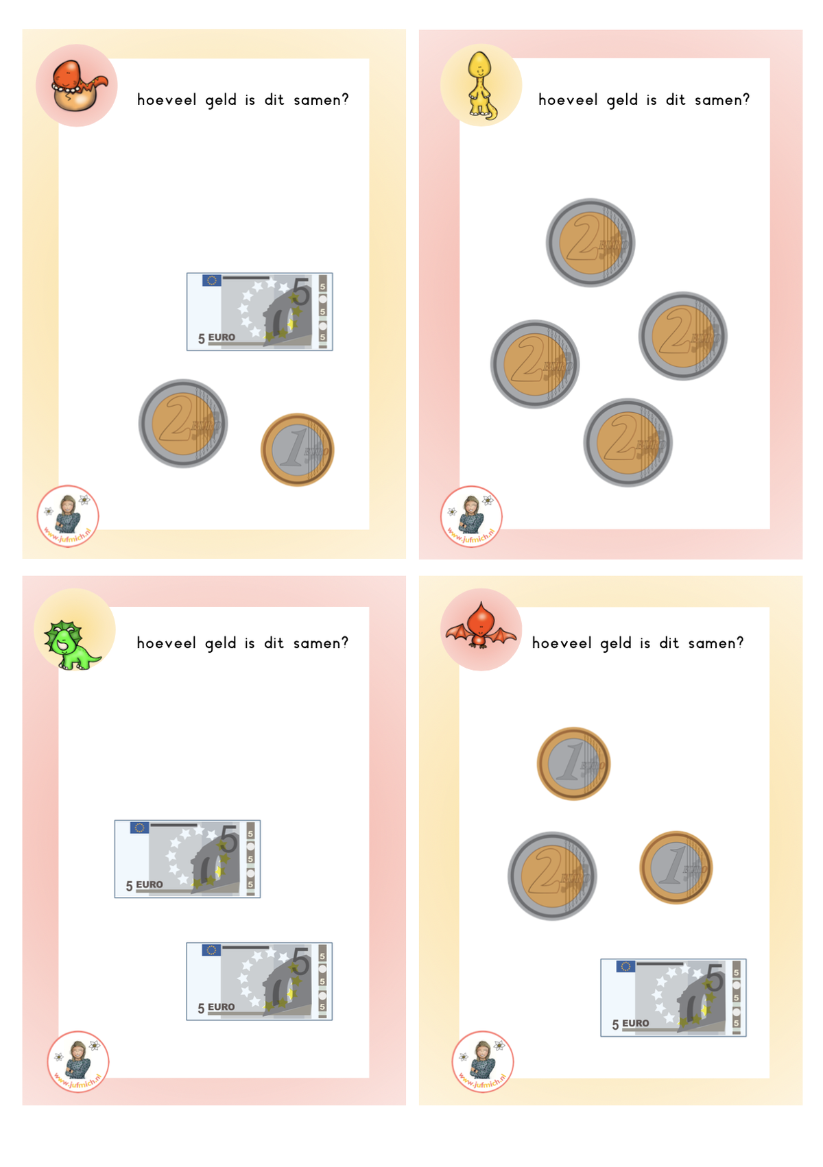geld / Rekenen groep 3 / Rekenen | Jufmich