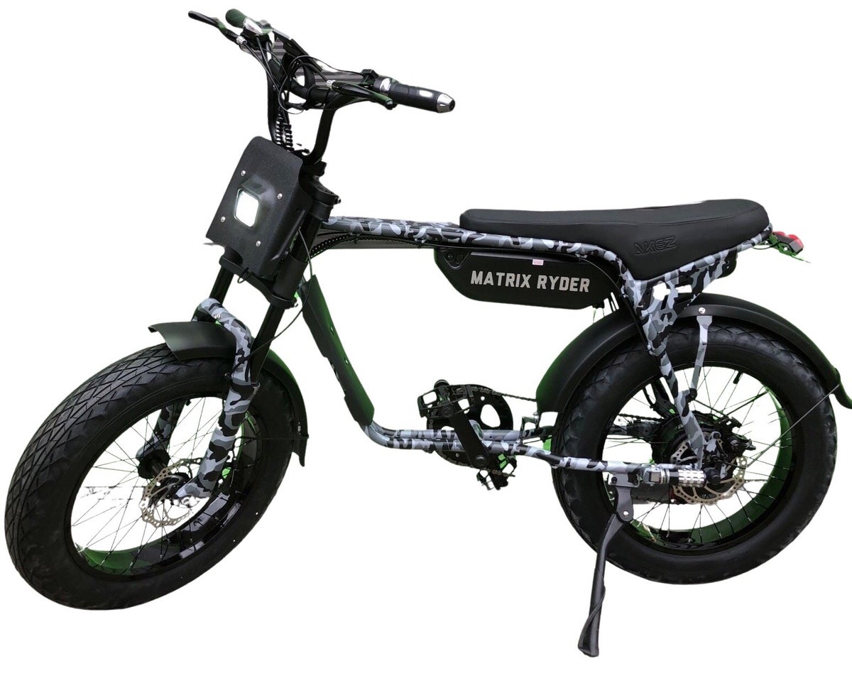 Matrix Ryder V73 - Fatbike - 250W - 13Ah - Camouflage Grey ...