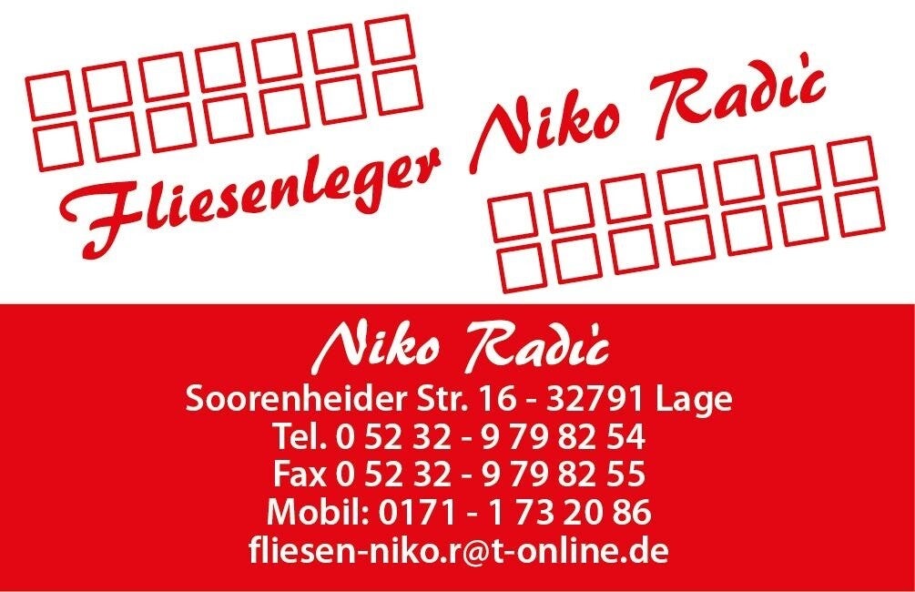 Fliesenleger Niko Radic