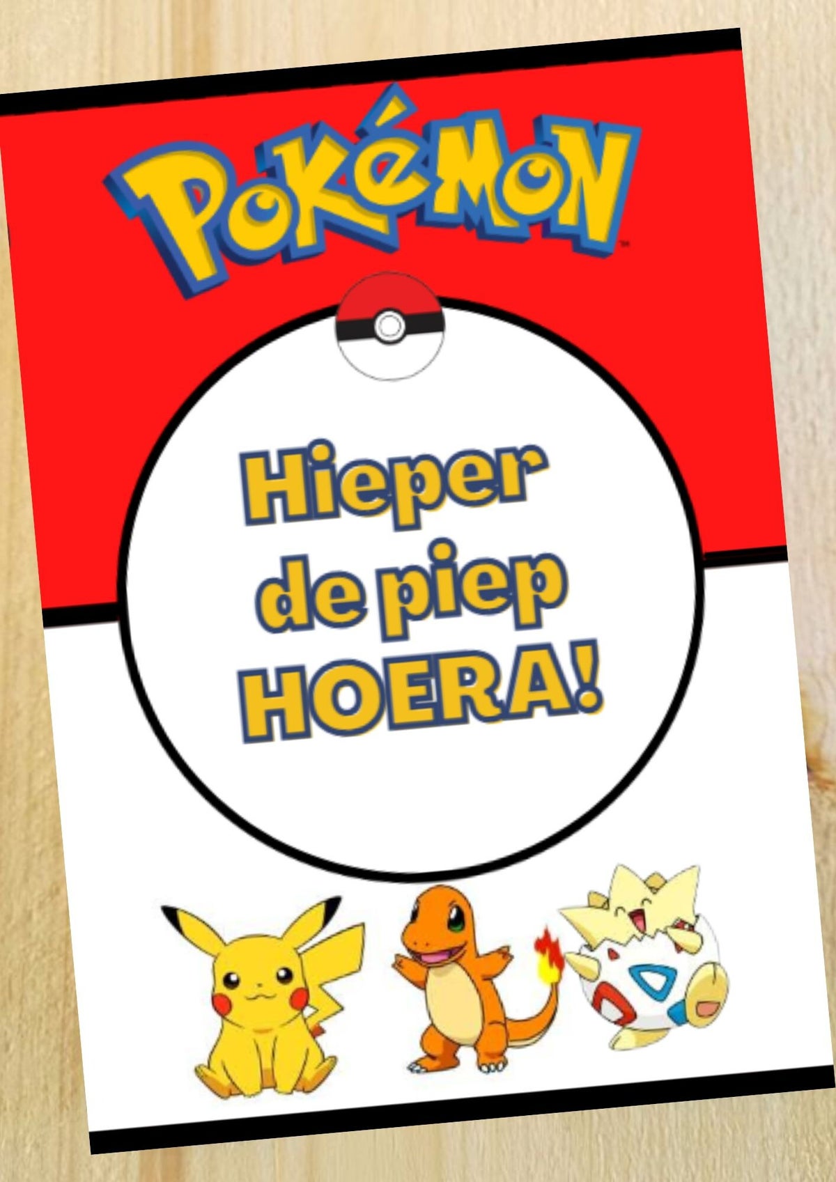 Printable wikkel zakje chips Pokemon