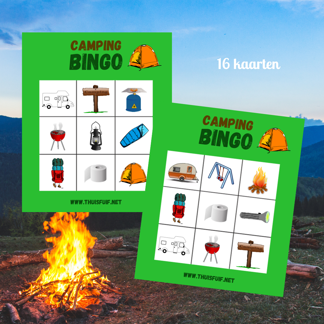 Campingbingo | direct printen