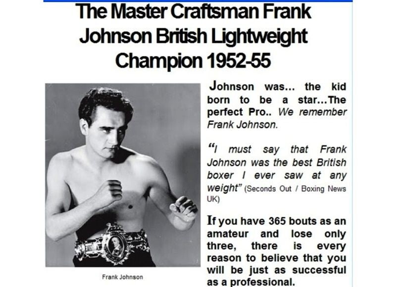 Frank Johnson / Spotlight On | Manchester Ex Boxers Association