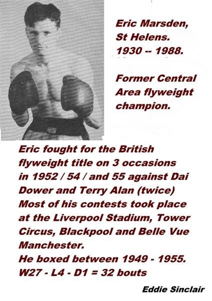 Eric Marsden / Spotlight On | Manchester Ex Boxers Association