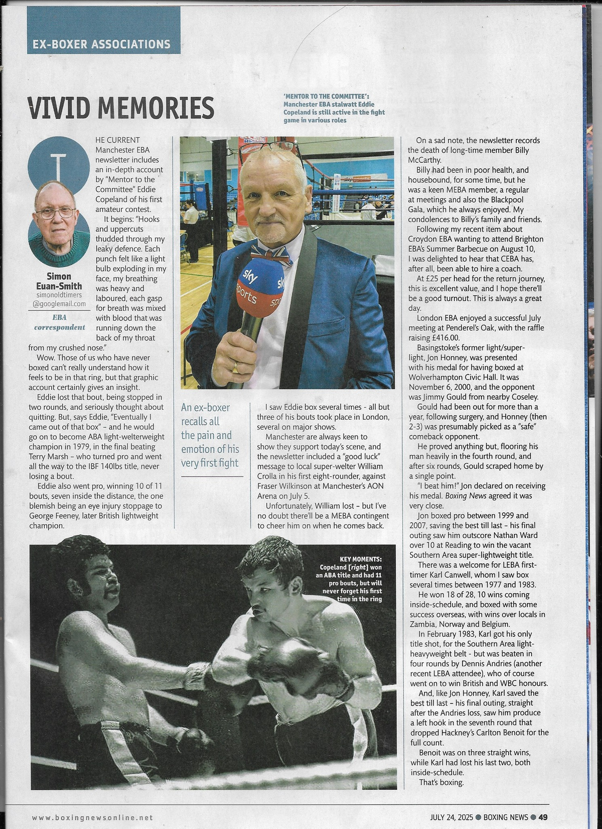 Latest News | Manchester Ex Boxers Association
