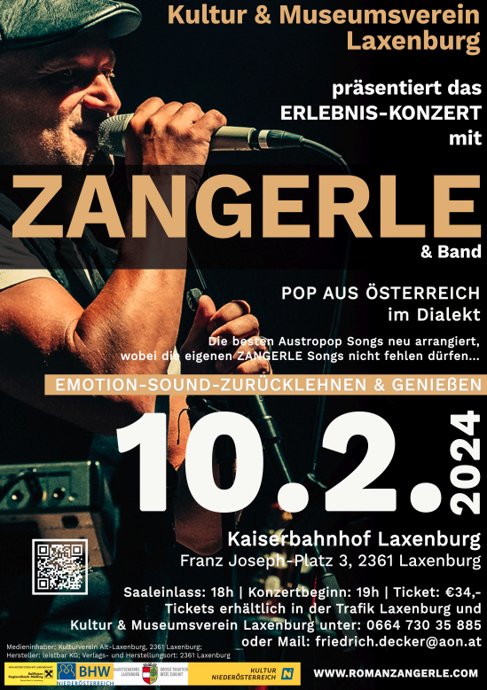Zangerle & Band / Das war ... | Kultur- und Museumsverein Laxenburg
