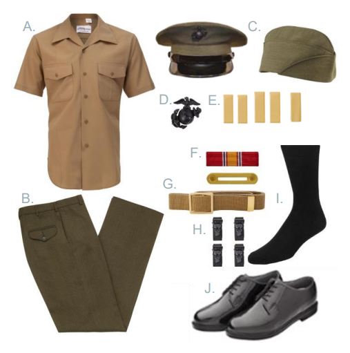 Service Charlie uniform inventory / Service Charlies | USMC Uniform Guide