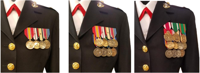 Female Officer Blue Dress A (medals) / Blue Dress | USMC Uniform Guide