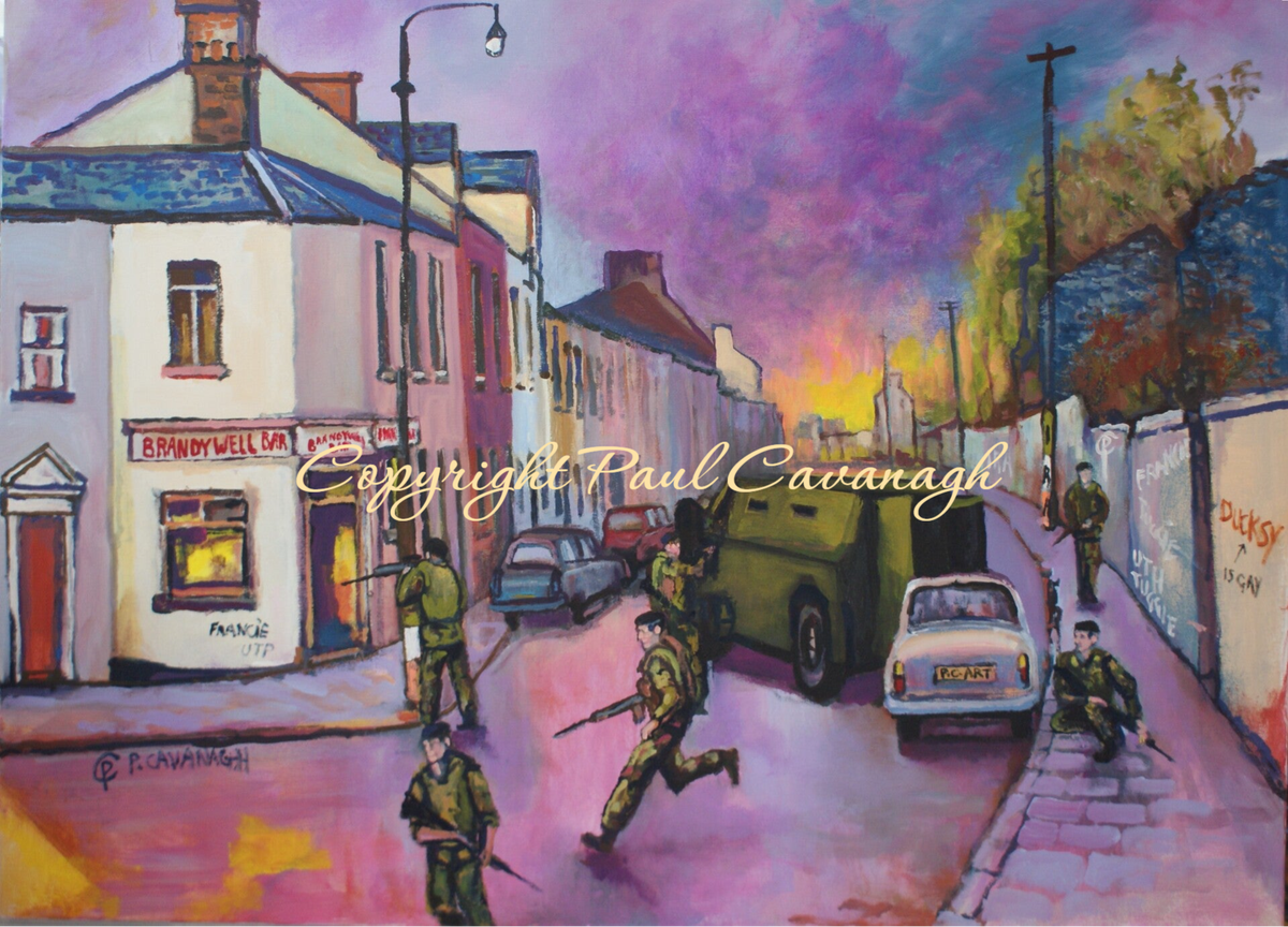 Lecky Road, Derry c1970s by Paul Cavanagh | Paul Cavanagh Art