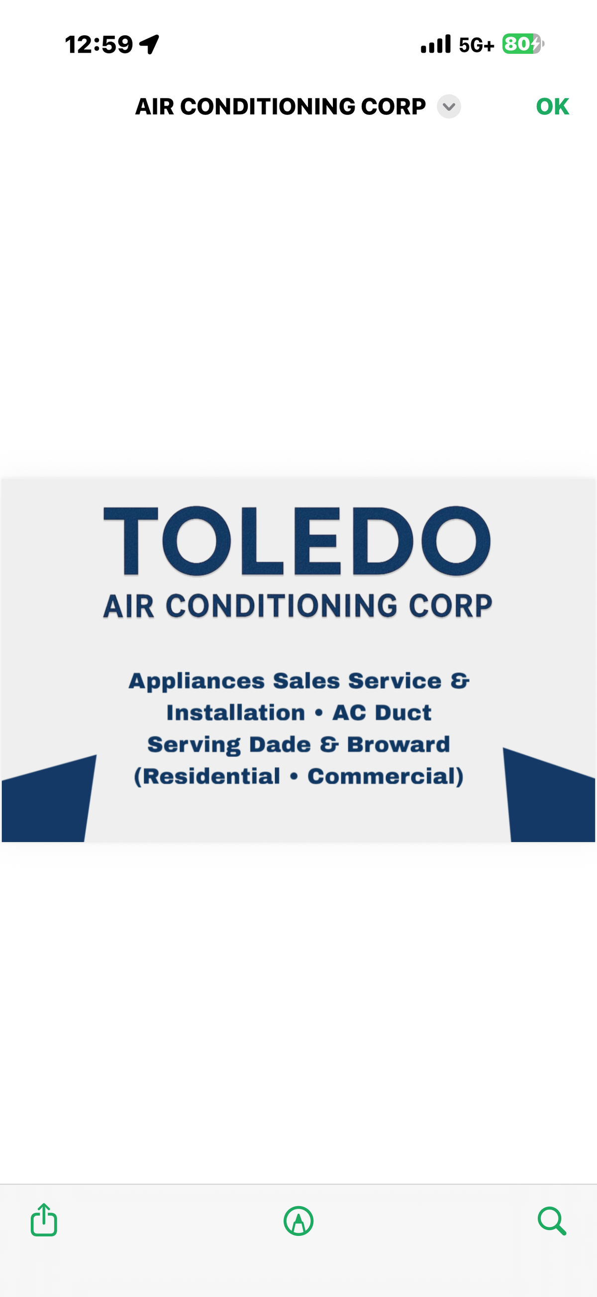 TOLEDO AIR CONDITIONING CORP