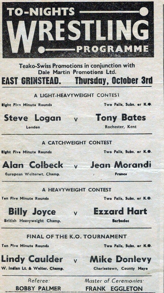 Tony Bates / B / Galleries | Wrestling Furnace