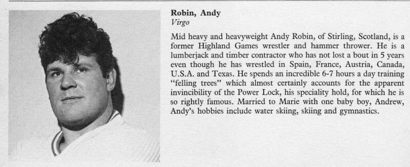 Andy Robin / R / Galleries | Wrestling Furnace