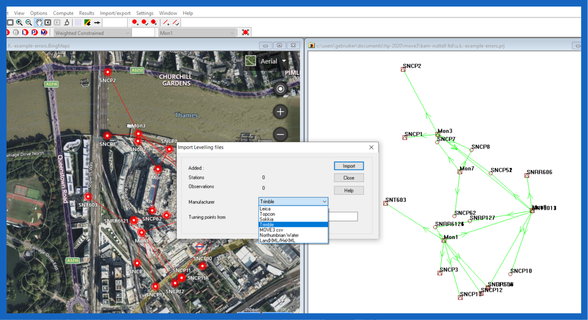 Landmeter MOVE3 Software