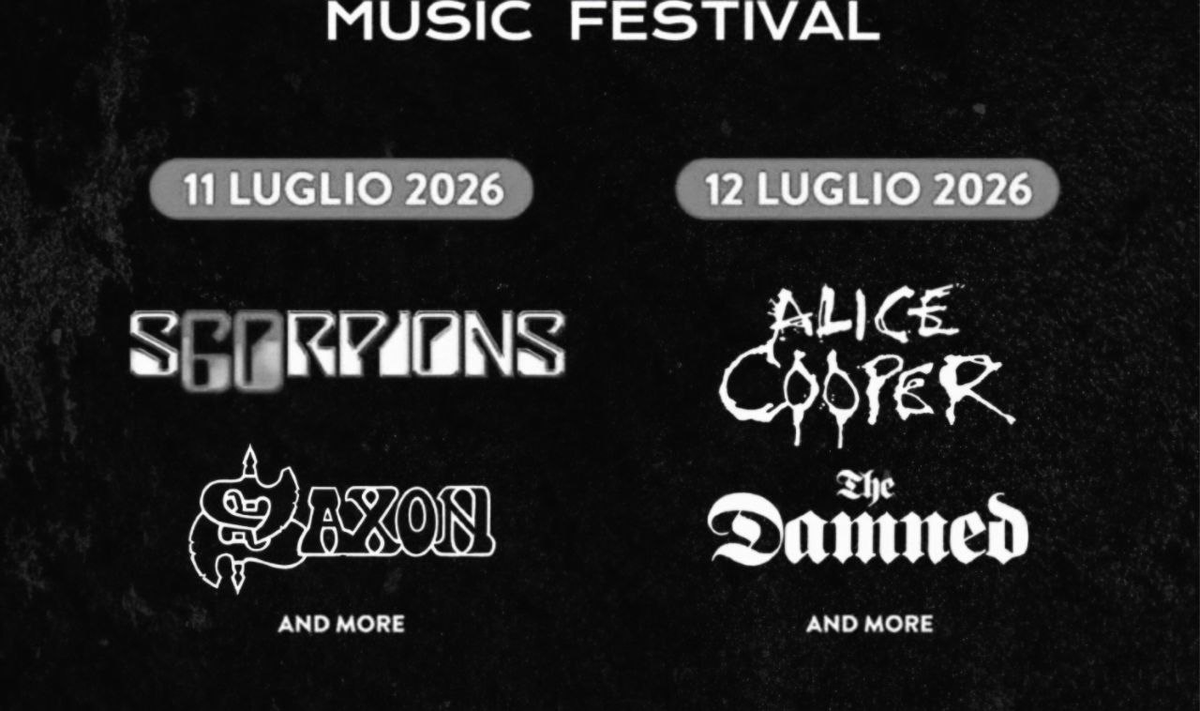 AMA MUSIC FESTIVAL 2026: SCORPIONS, ALICE COOPER, SAXON E THE DAMNED ...