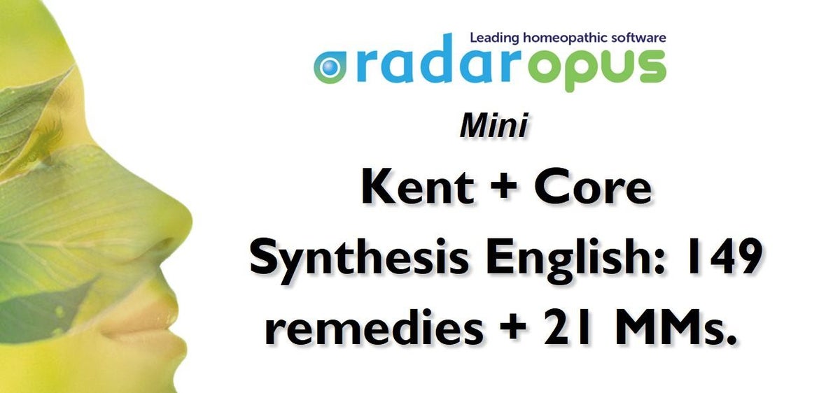 Mini: Kent + Core Synthesis (149 remedies) + 21 MMs (English) | LutraShop