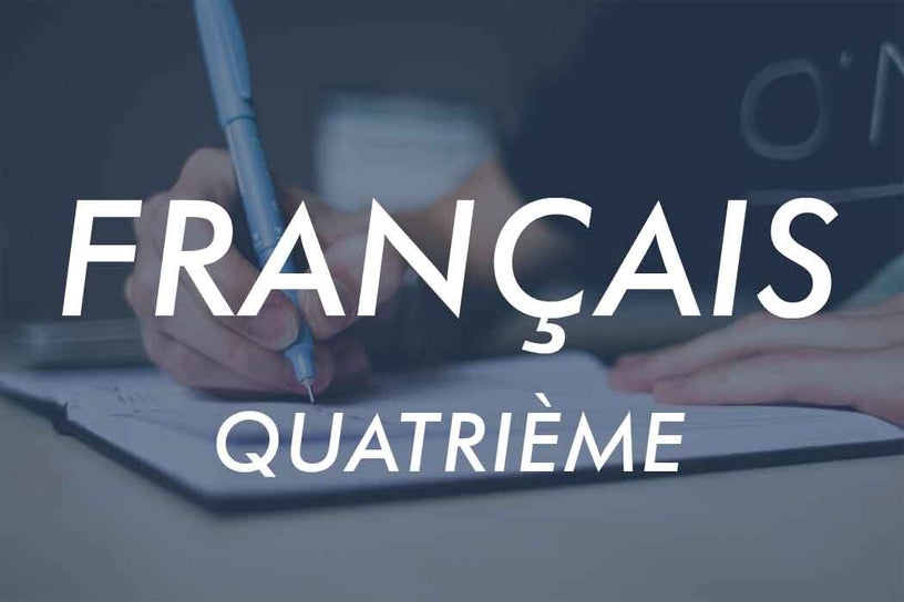 4EME ORGANISATION ET CHAPITRES | COURS DE FRANCAIS DE MADAME BEGOIN