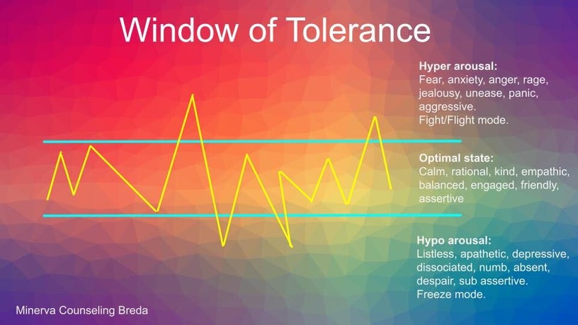 Window of Tolerance bij Trauma / Traumatherapie / Psychotherapie ...