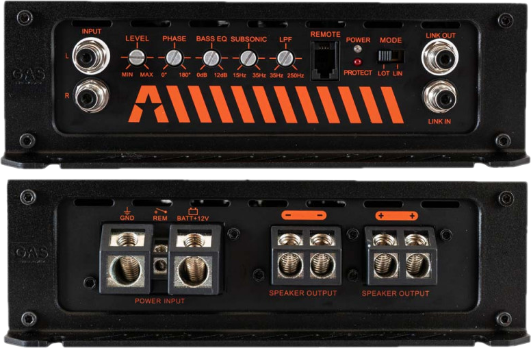 GAS Audio Power A2-1500.1DL 1500W RMS Monoblock amplifier