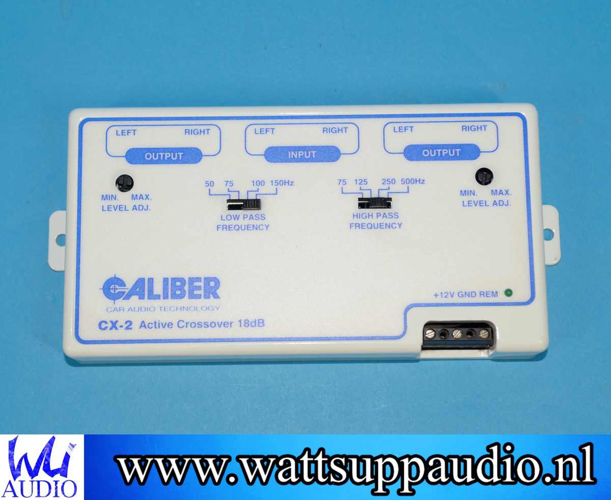Caliber CX-2 Active Crossover 18db | Wattsuppaudio