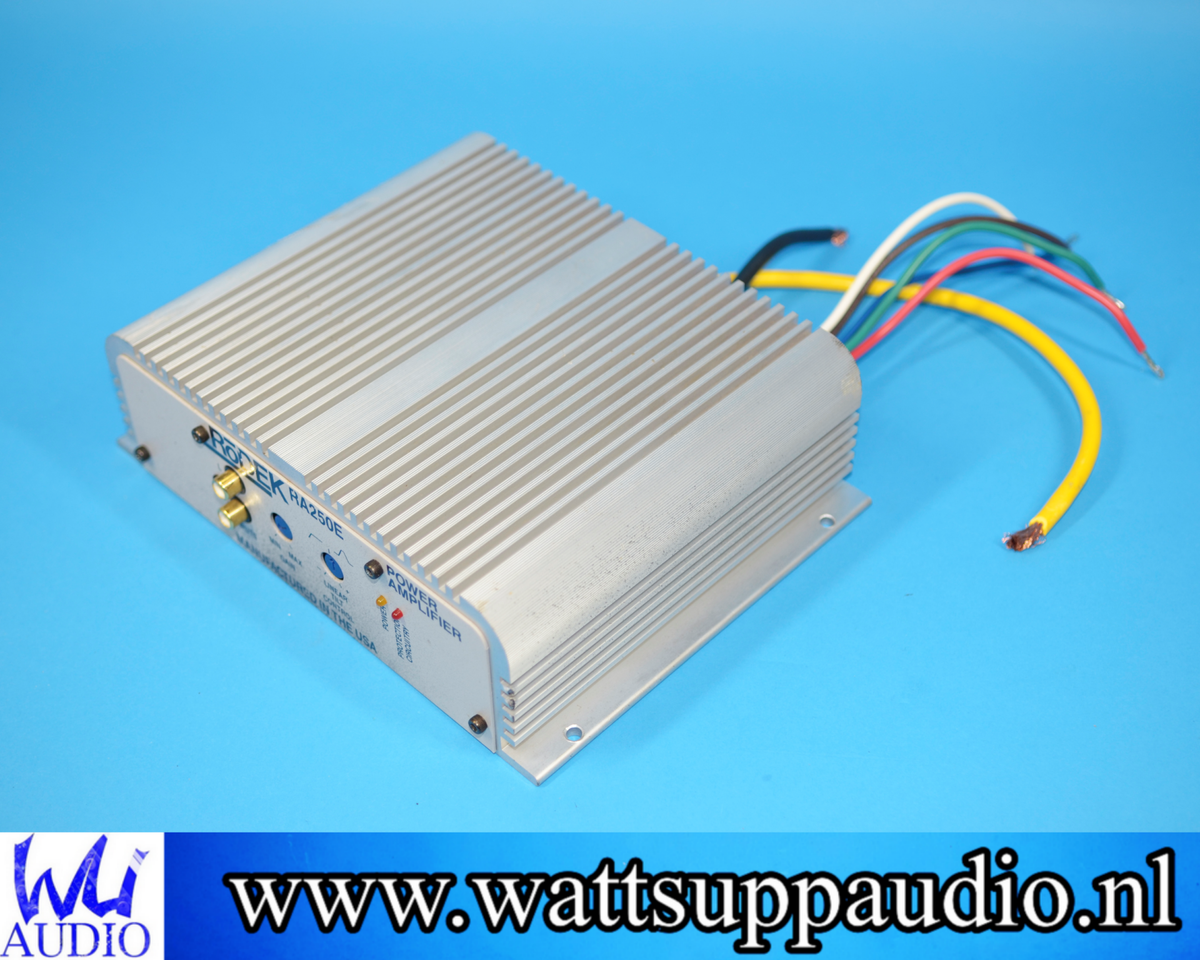 Rodek RA250E 2 channel / mono amplifier | Wattsuppaudio