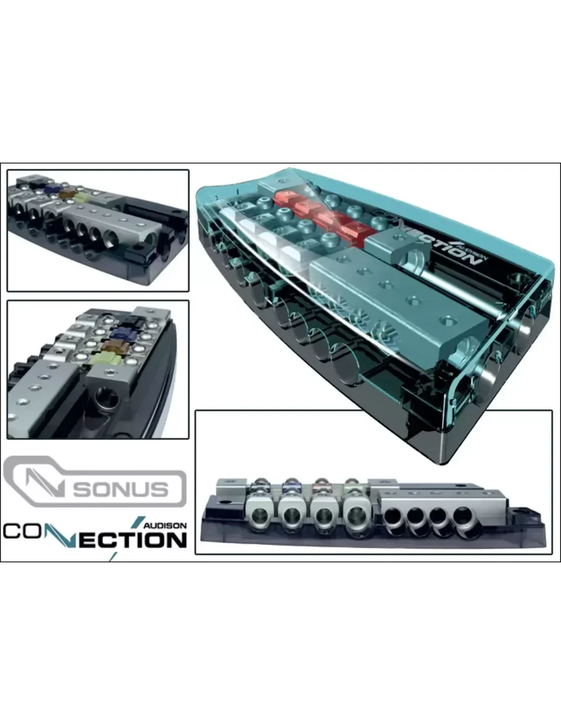 Audison Connection SFD41C Fuse / Distribution box | Wattsuppaudio