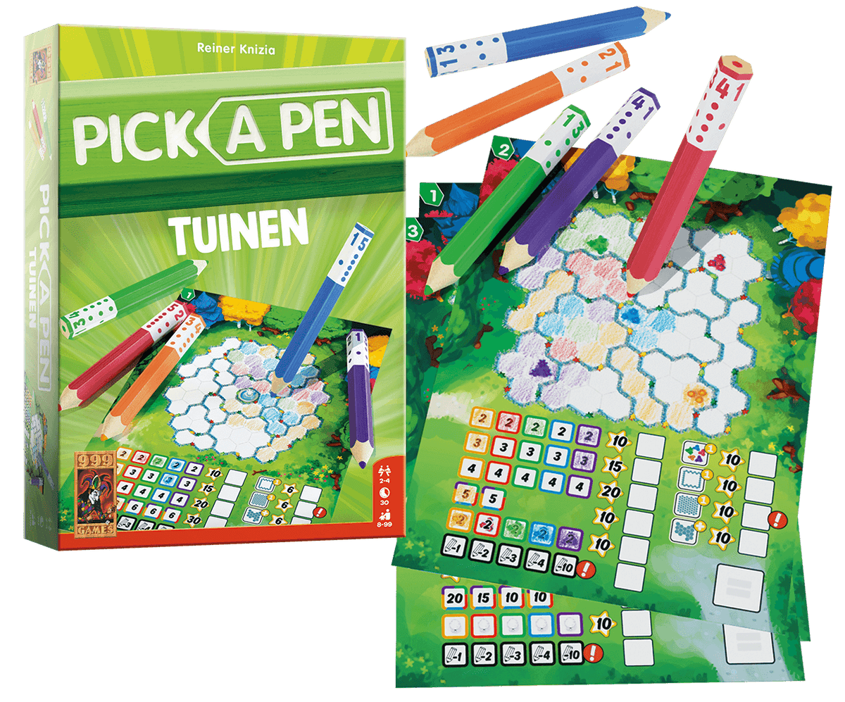 Nieuwe serie Pick-a-Pen geeft leuke twist aan Roll & Write spellen ...
