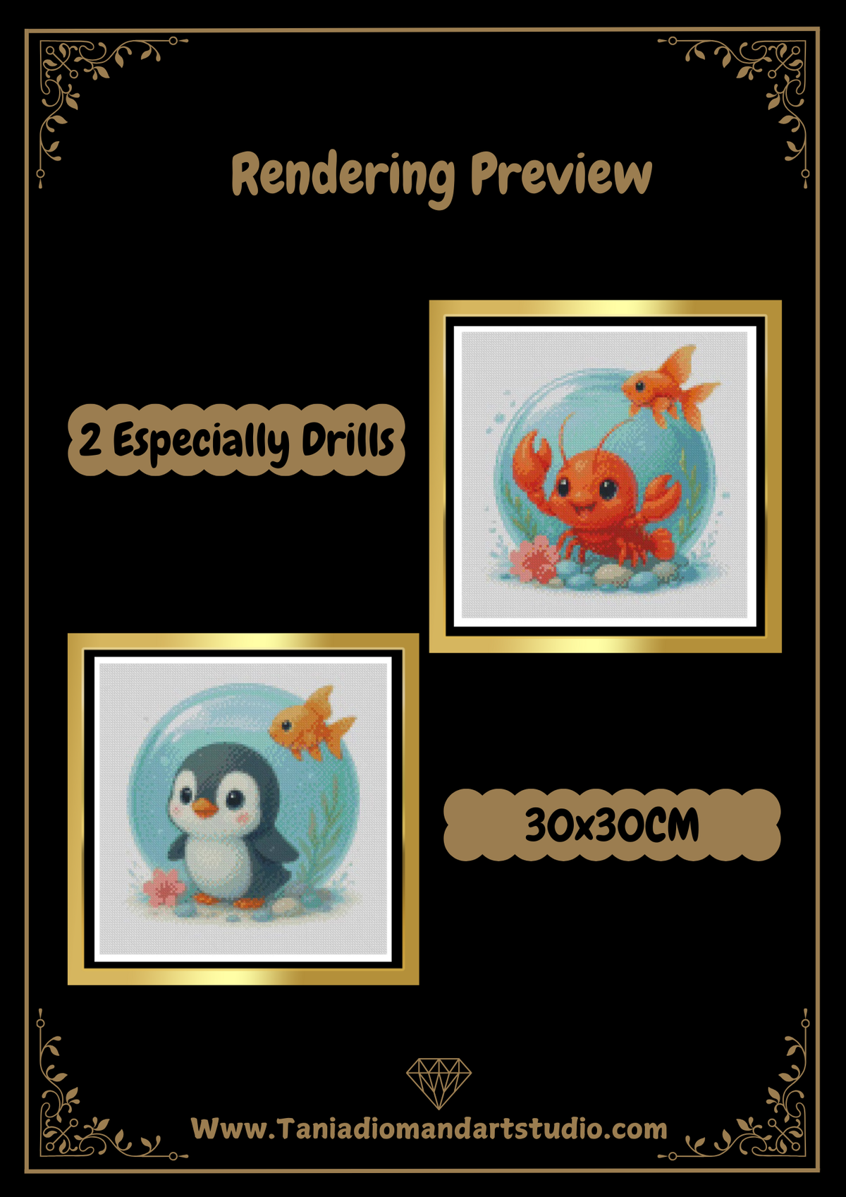 Sea Creatures | Taniadiomandartstudio.com