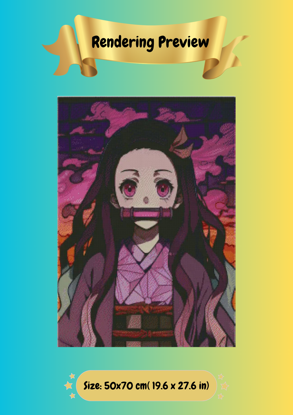Nezuko Kamado | Taniadiomandartstudio.com
