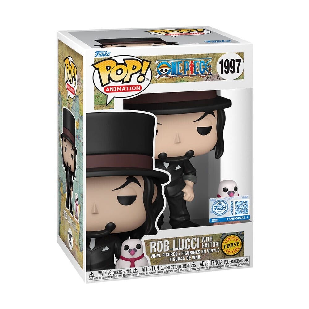 Funko Pop Rob Lucci with Hattori CHASE 1997 One Piece buddy with chase ...