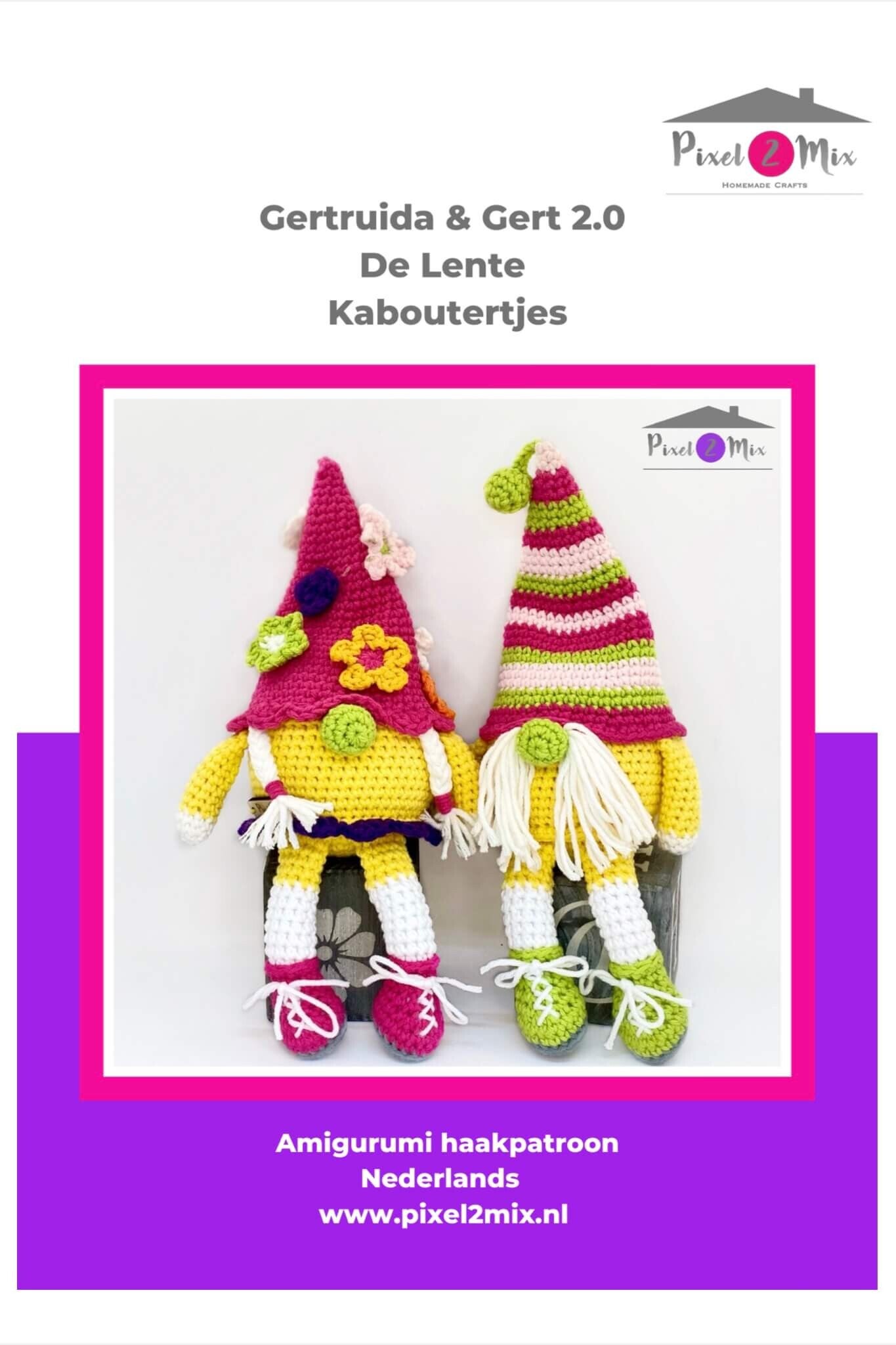 Gertruida & Gert - De Lente Kaboutertjes / Gnooms / Duo's Haken van ...
