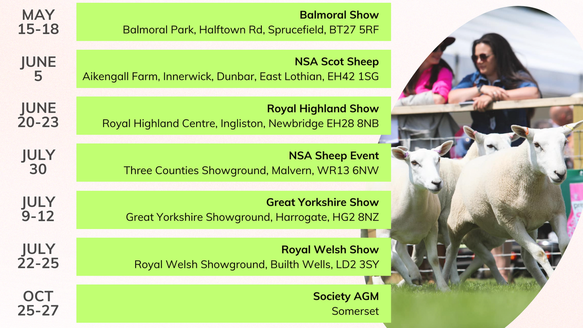 Event Dates & Reports / News | Lleyn Sheep Society