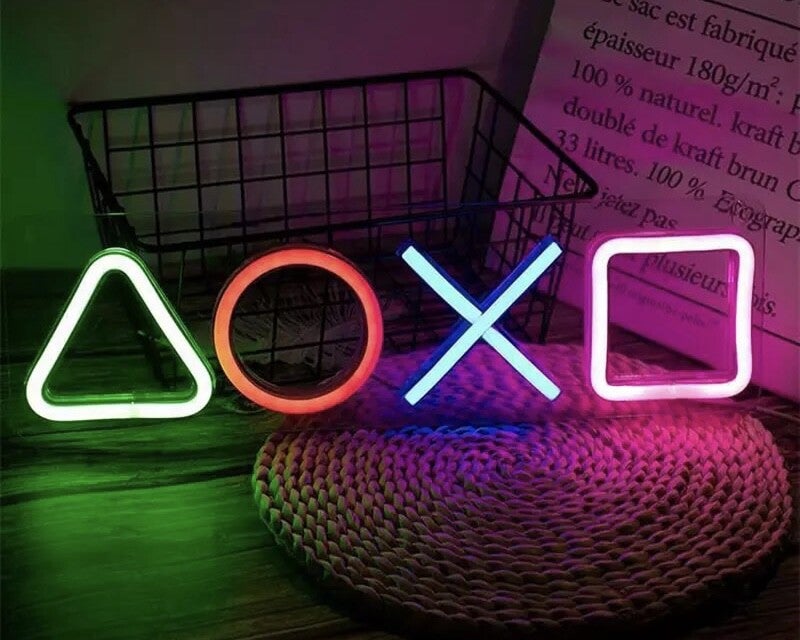 Neon licht PlayStation icons | PS Parts