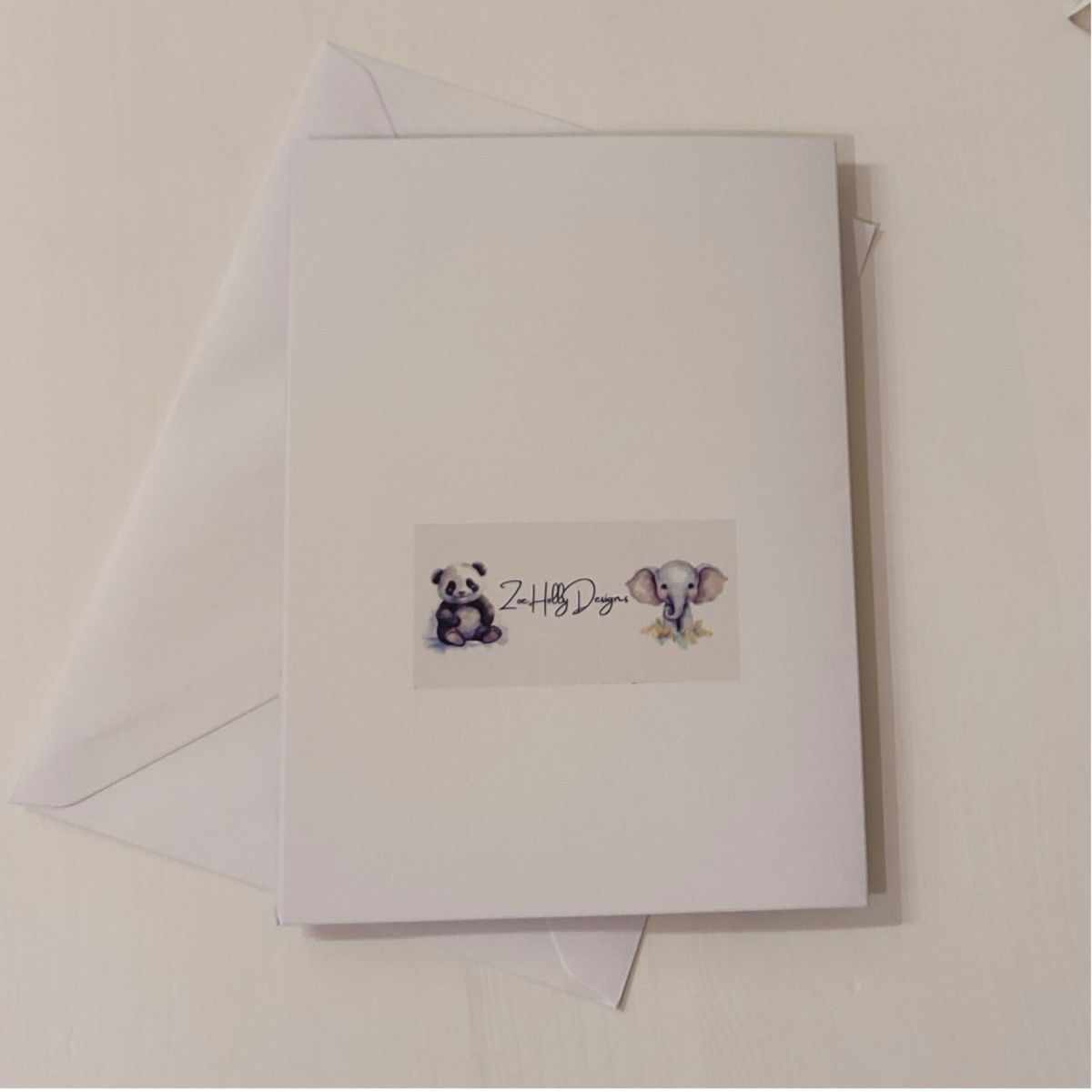 Personalised Birthday Beaded Character Card | ZoeHollyDesigns