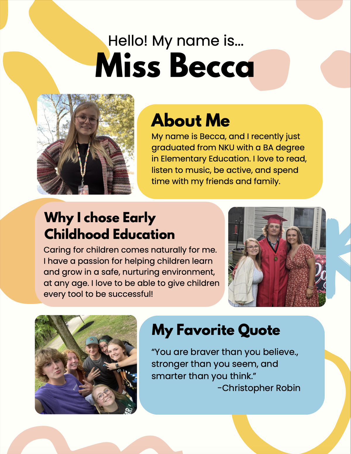 Staff Bios / St. Leon Campus | All 4 Kids LLC