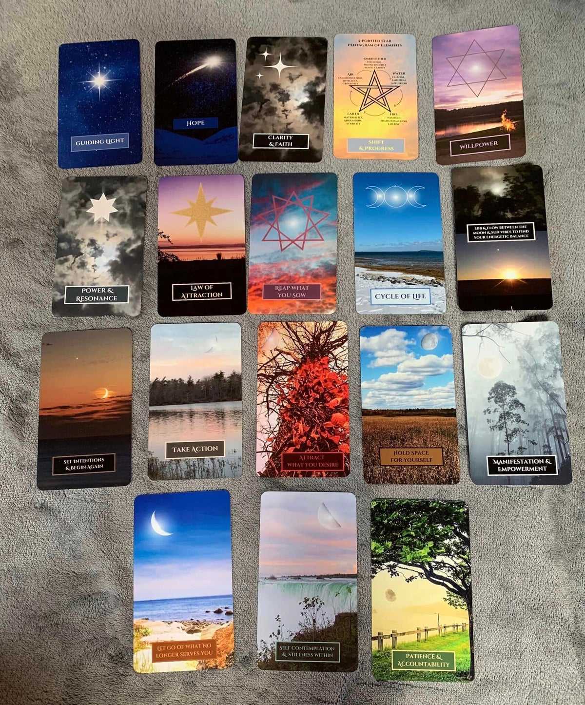 Intuitive Symbols Oracle Deck with Keywords on cards ...