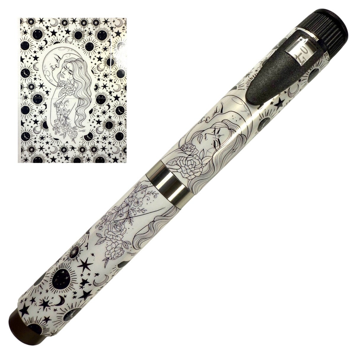 Moon Child Custom Wrapped Pen | Peppy Pens