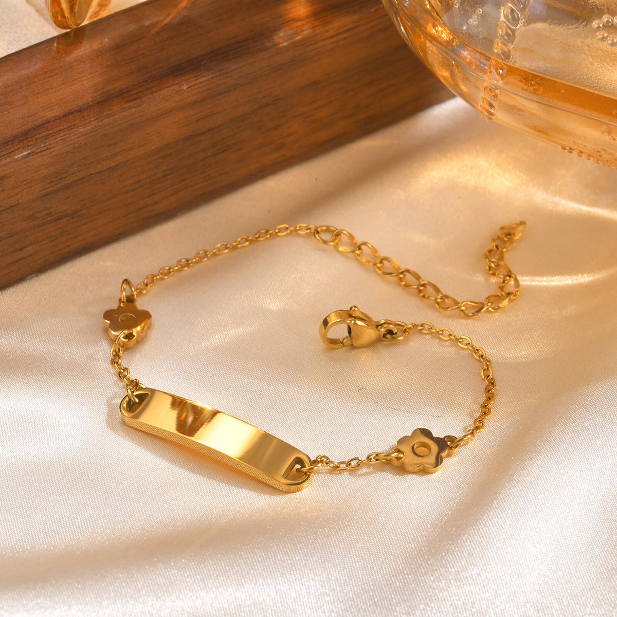 Gourmette femmes fleuries 🌸 | bijouxacier974