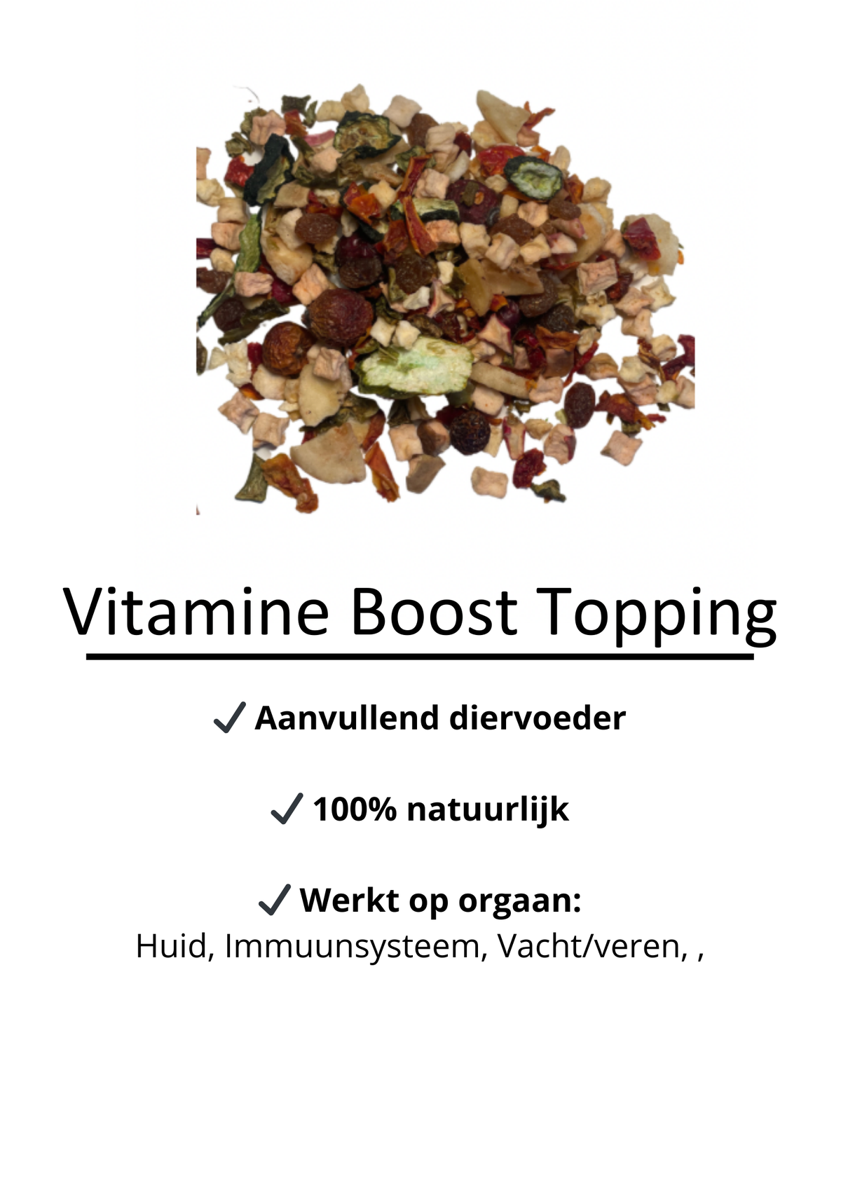 Vitamine Boost Topping | rodenttopia.com
