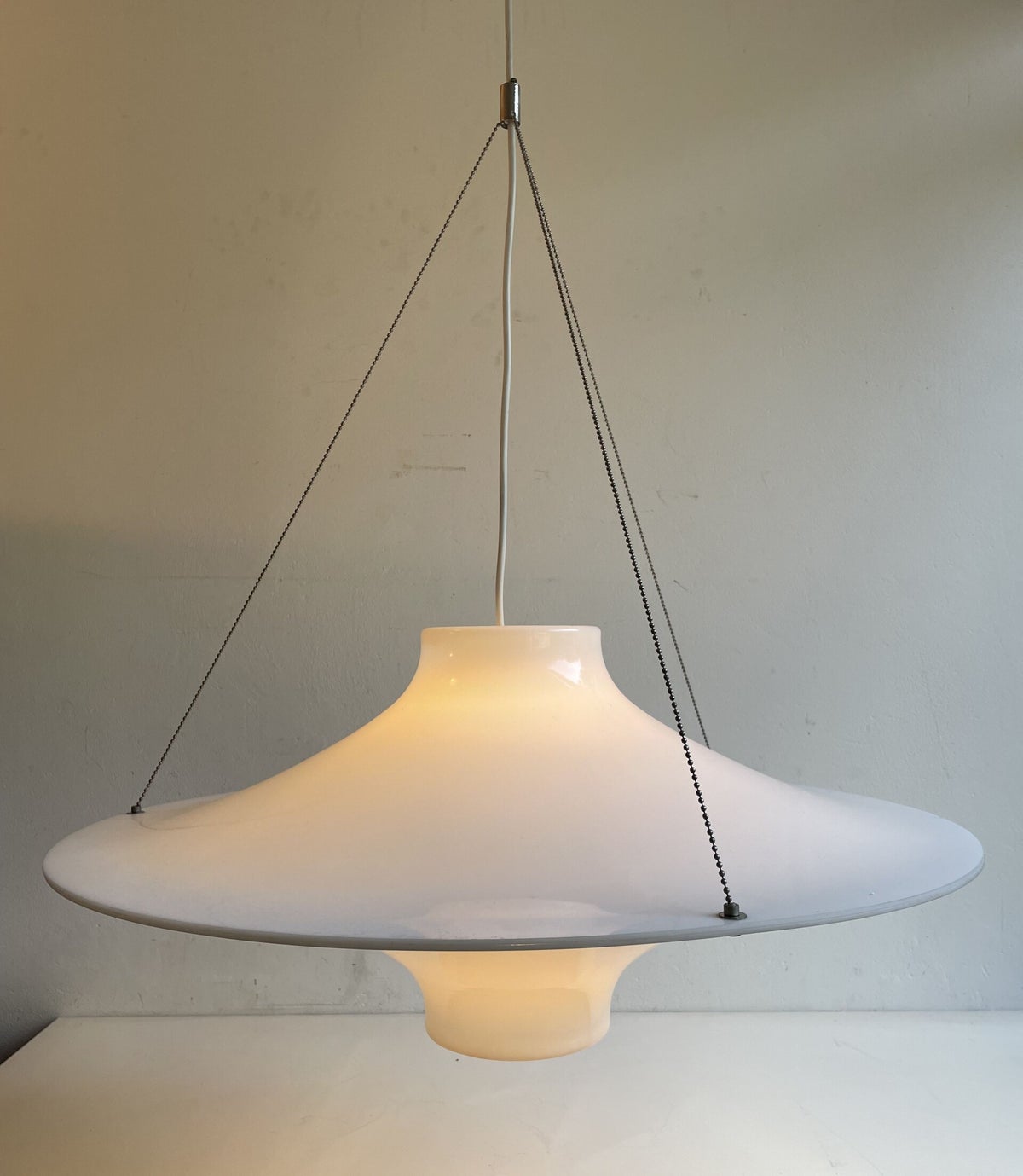 vintage big Yki Nummi Skyflyer lamp 70 cm for Sanka | Volt Design Gallery