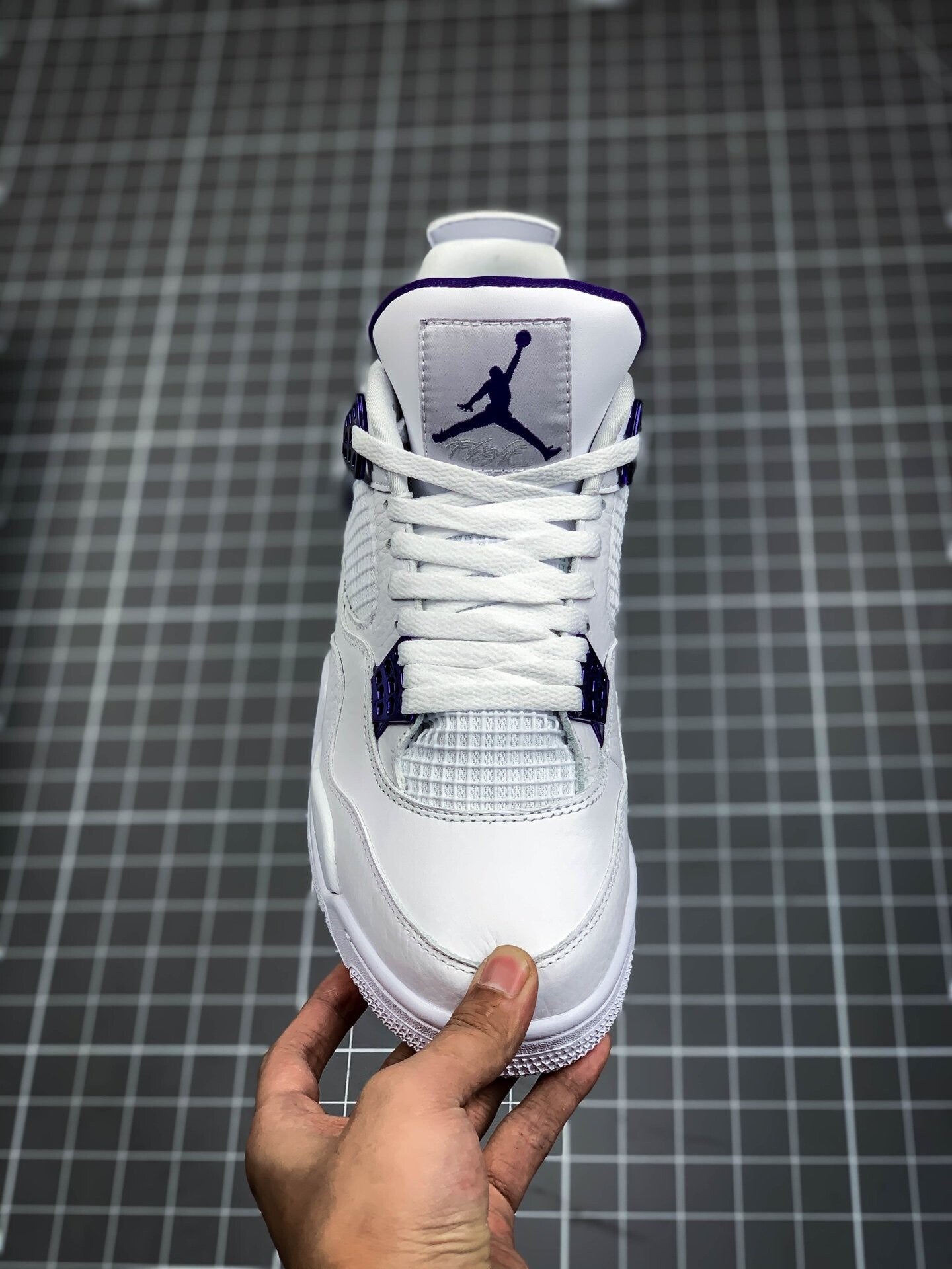 Air Jordan 4 Retro "Metallic Purple" - Entrega em 1 Dia | Dripzone