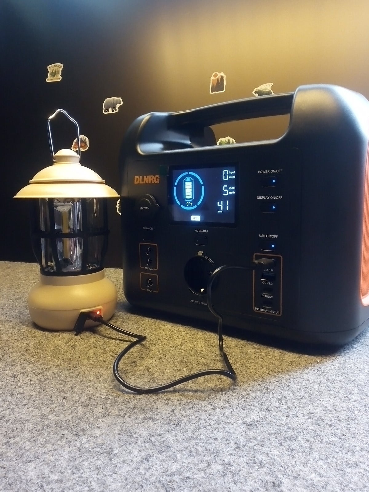 Rechargeable Camping Lantern From Temu / Lighting | Wildmark82