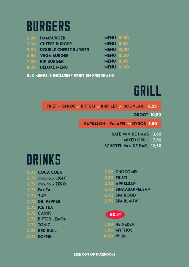 Menu | Chrislunchensnacks