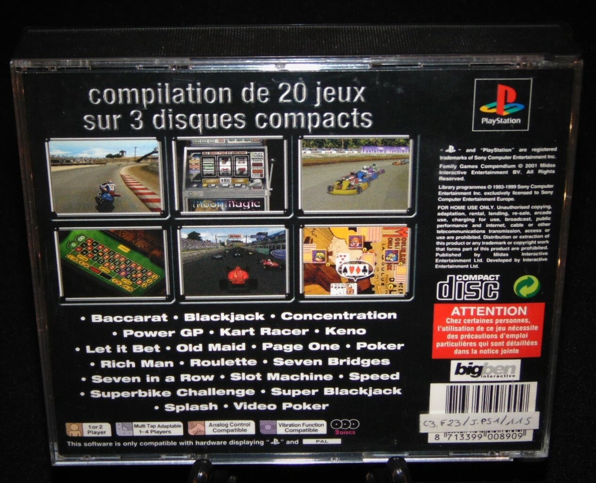 20 Games / PS1 / Complet / Fr. | Nostal'Geek