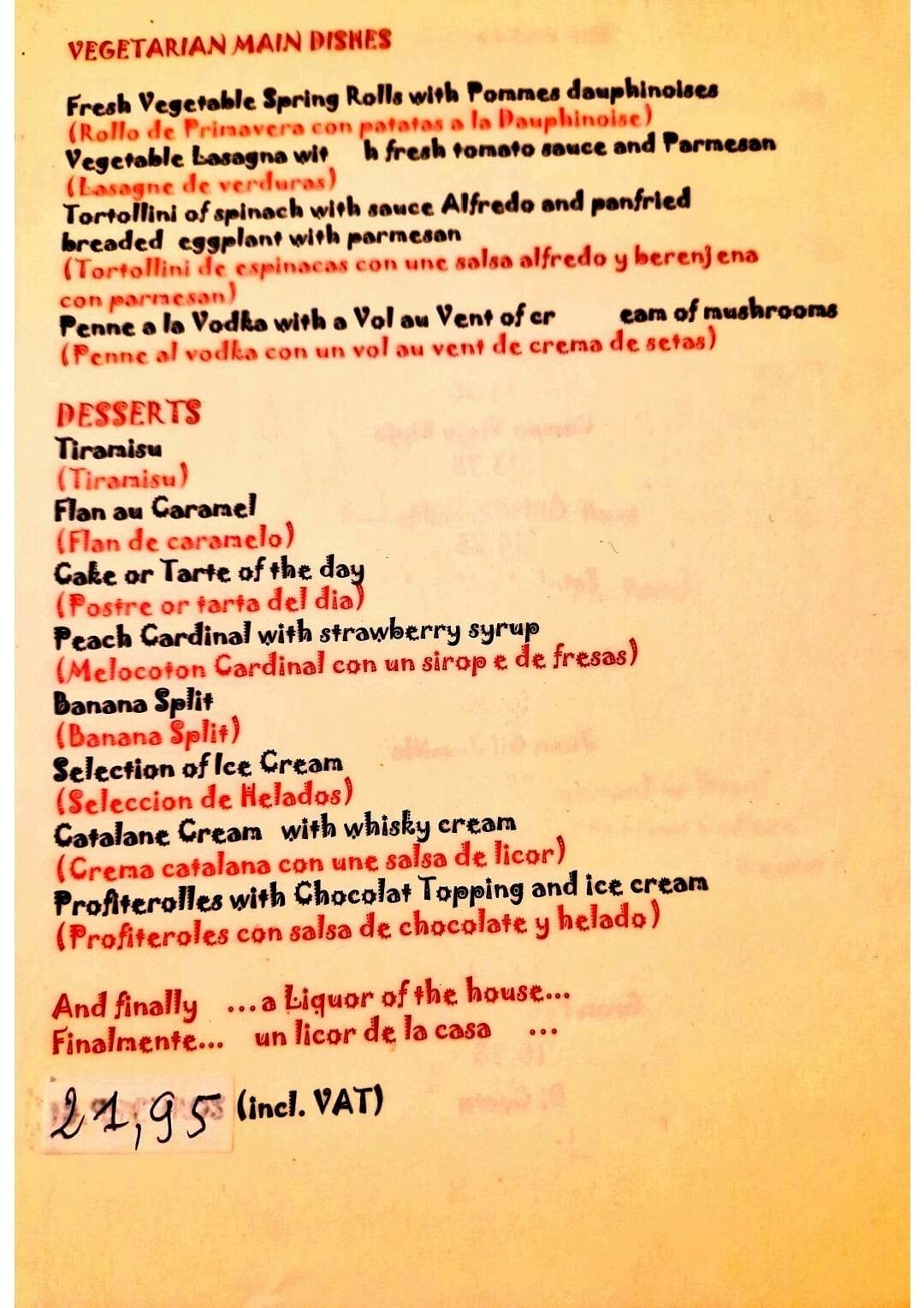 The Vagabond restaurant