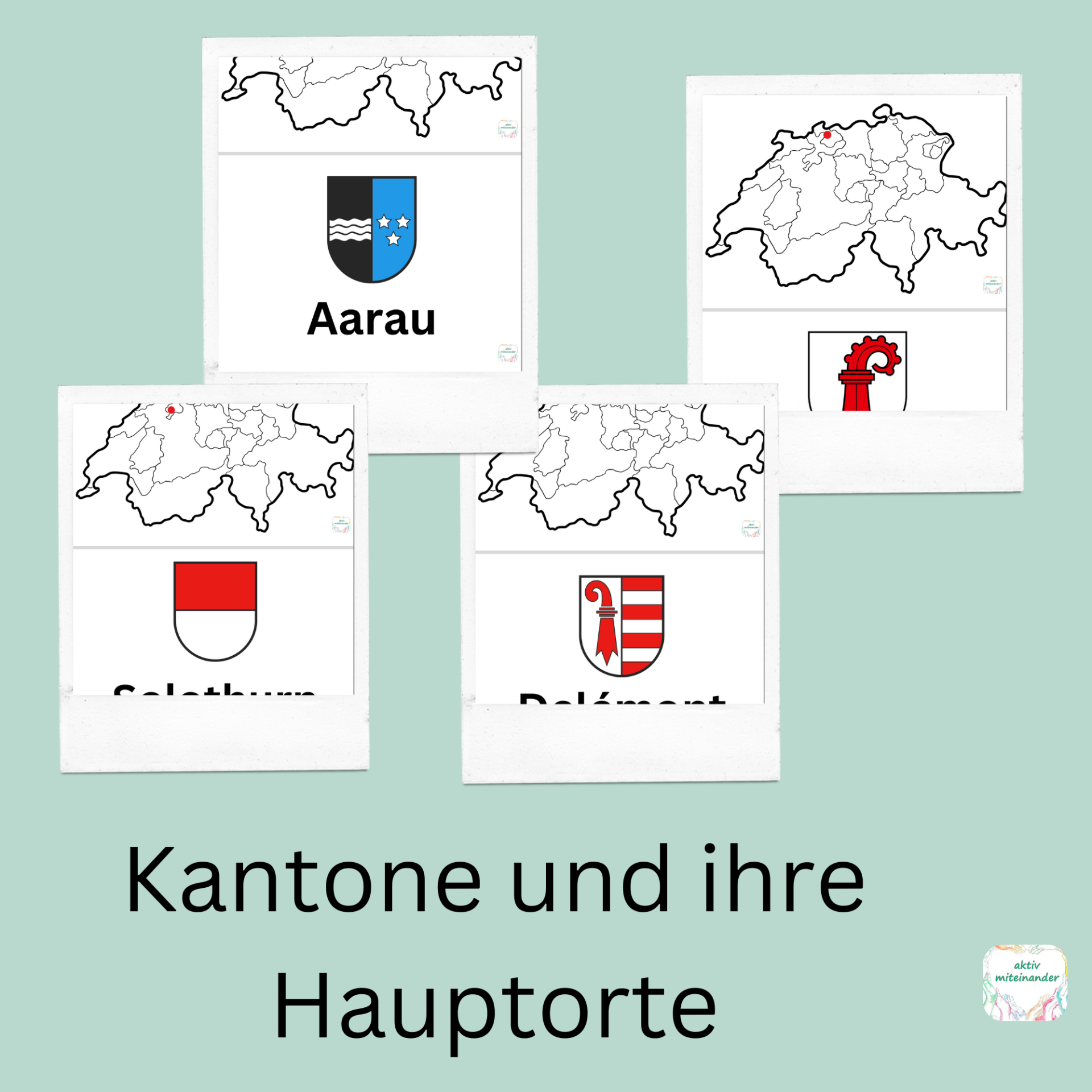 Kantone und Hauptorte der Schweiz | aktiv miteinander