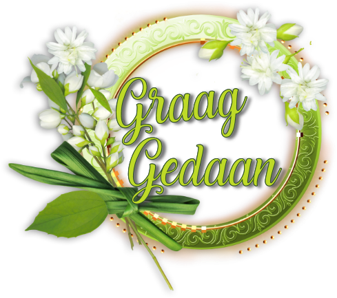 Graag gedaan / Dag Wensjes / Wensjes | wensjes en handtekeningen