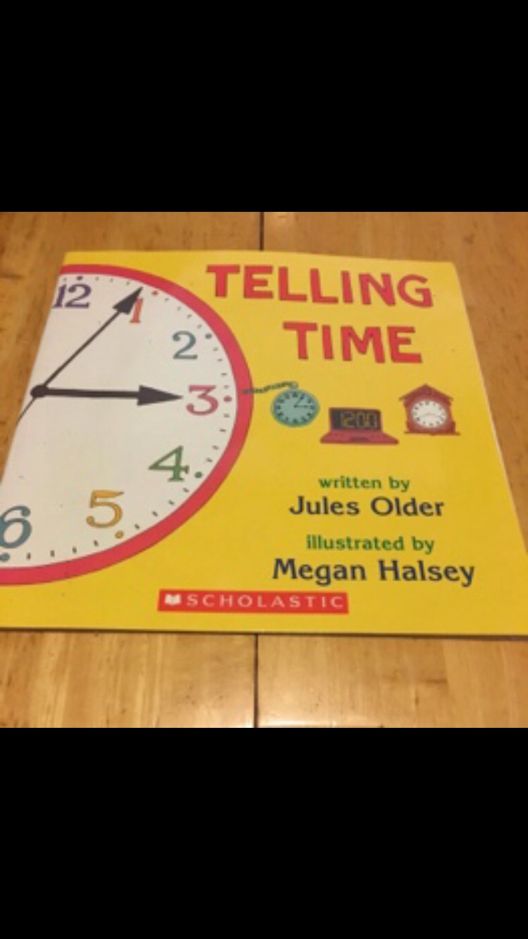 Telling Time Scholastic book